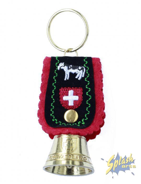 Swiss bell - key ring | Bell | Bell | Swiss Souvenirs | Splash Arts AG