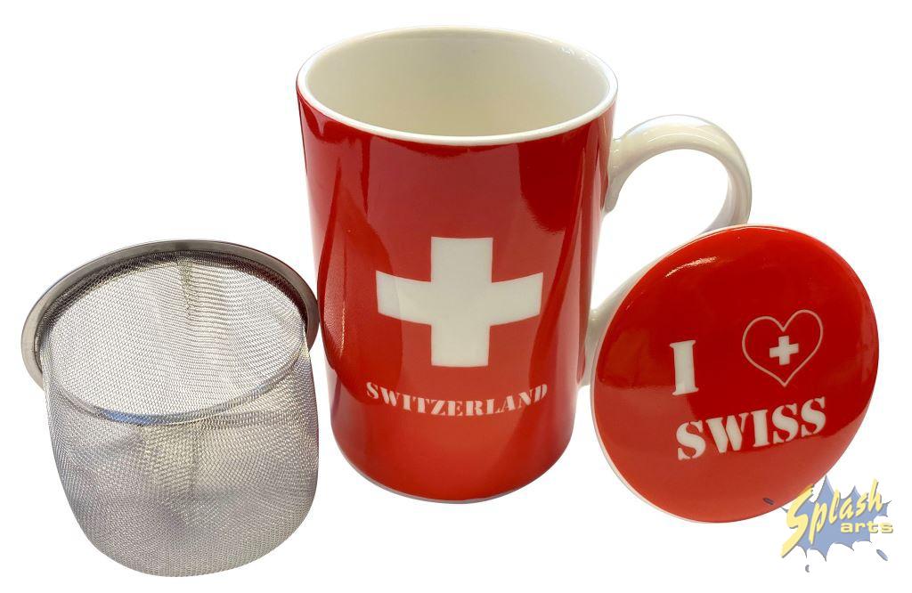 Tasse - Schweiz Tee | Porzellan | Porzellan/ Glas/ Alu | Schweizer ...