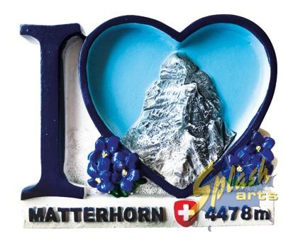 Magnet - LOVE Zermatt Matterhorn | Magnet | Magnet | Swiss Souvenirs ...