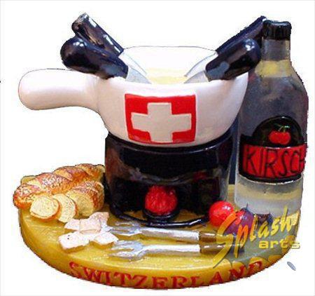 Magnet - Swiss fondue | Magnet | Magnet | Swiss Souvenirs | Splash Arts AG