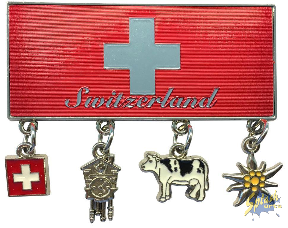 Magnet - Switzerland pendant | Metall Magnet | Magnet | Swiss Souvenirs ...