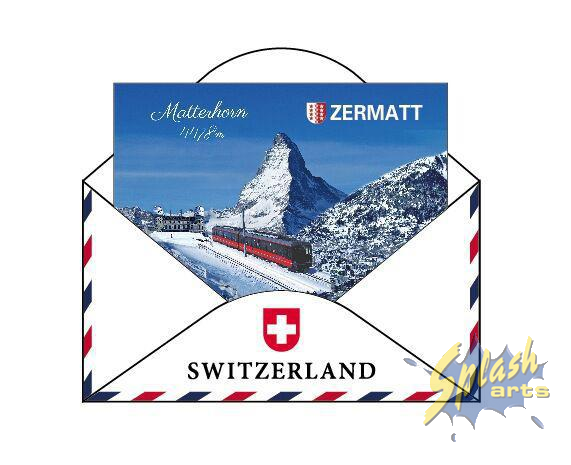Magnet Zermatt envelope | Magnet | Magnet | Swiss Souvenirs | Splash ...