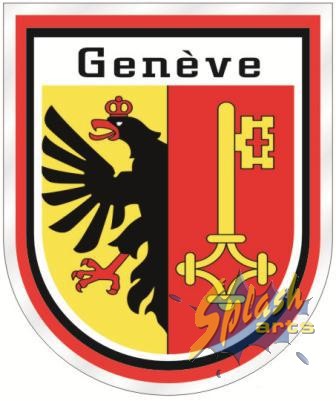 Sticker of Geneva banner | Sticker | Other Article | Swiss Souvenirs ...