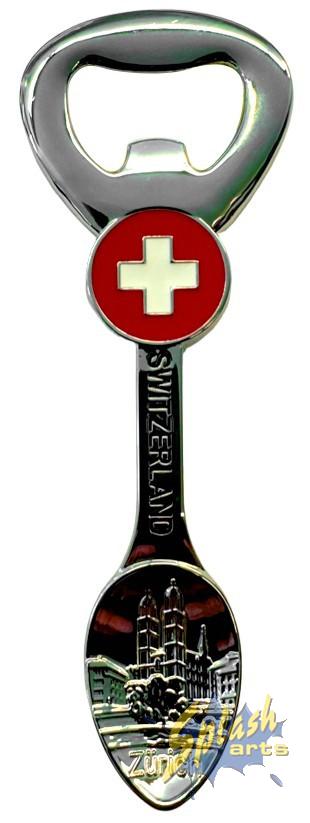 Magnet - Spoon Zurich | Metall Magnet | Magnet | Swiss Souvenirs ...